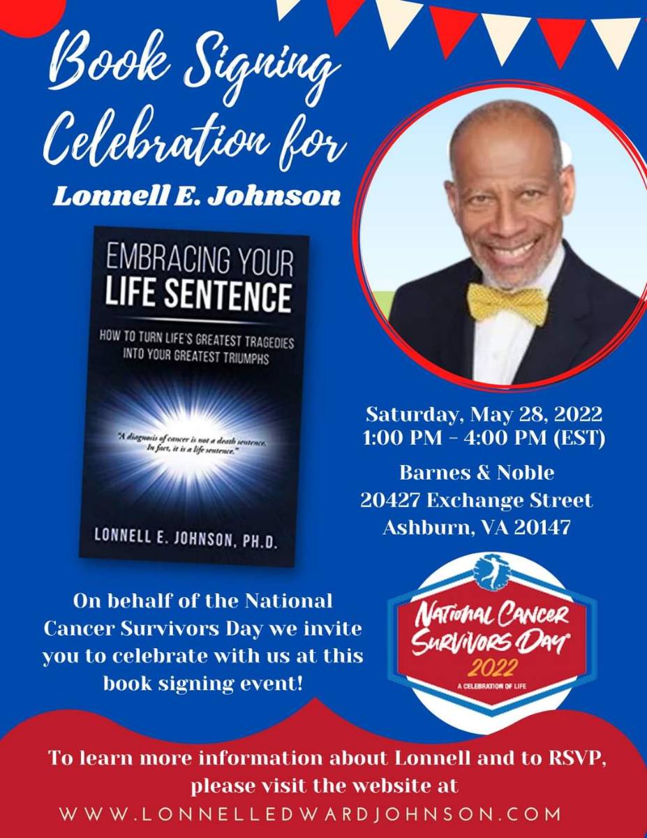 Lonnell E. Johnson Book Signing Event » Savior Connect