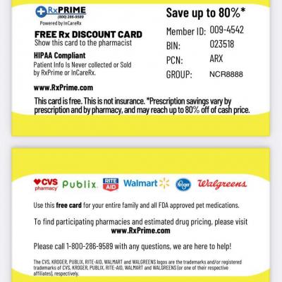 Free Prescription Discount Card » Savior Connect