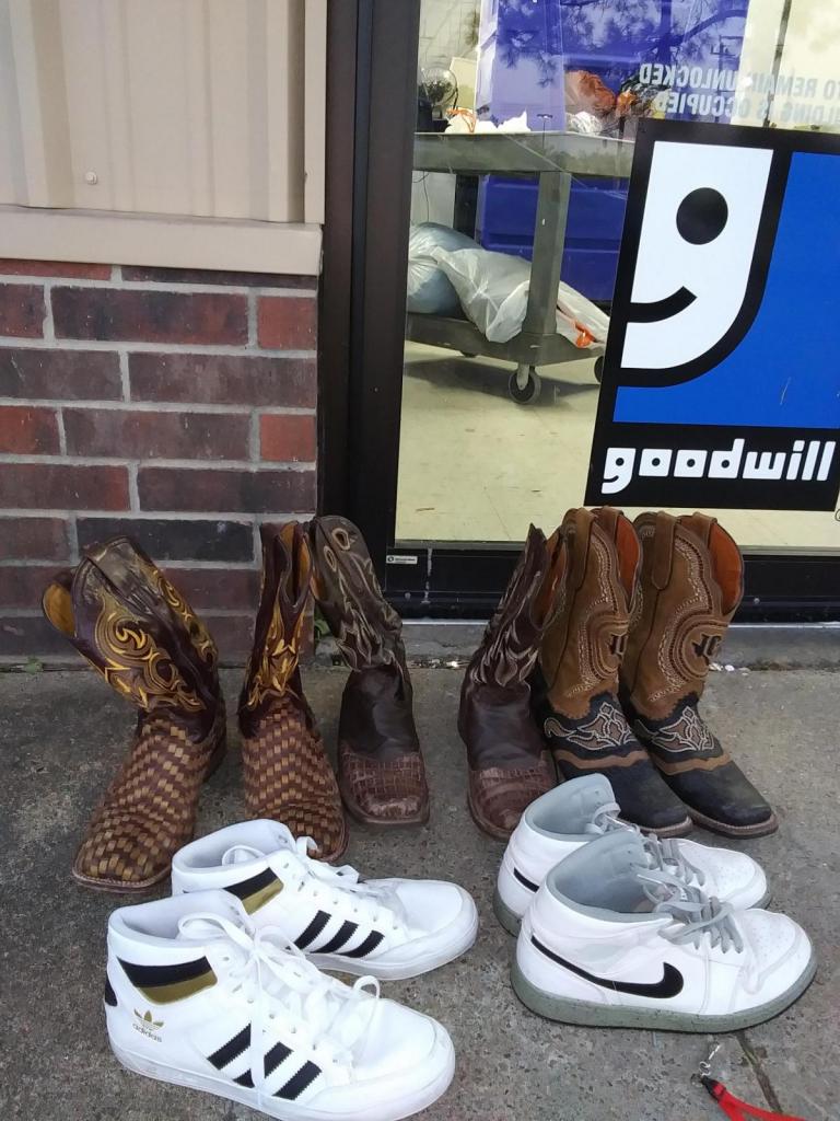 Charity donation of boots and tennis shoes » Dorcas Martin's Timeline ...