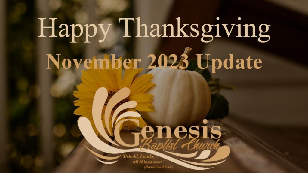 November 2023 Update » Kenneth Spann's Timeline Photos » Savior Connect