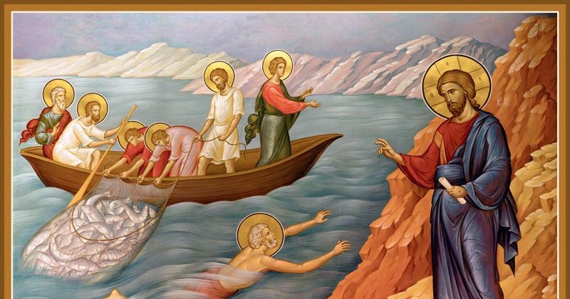 Jesus Appears To The Apostles When They Go Fishing » Savior Connect